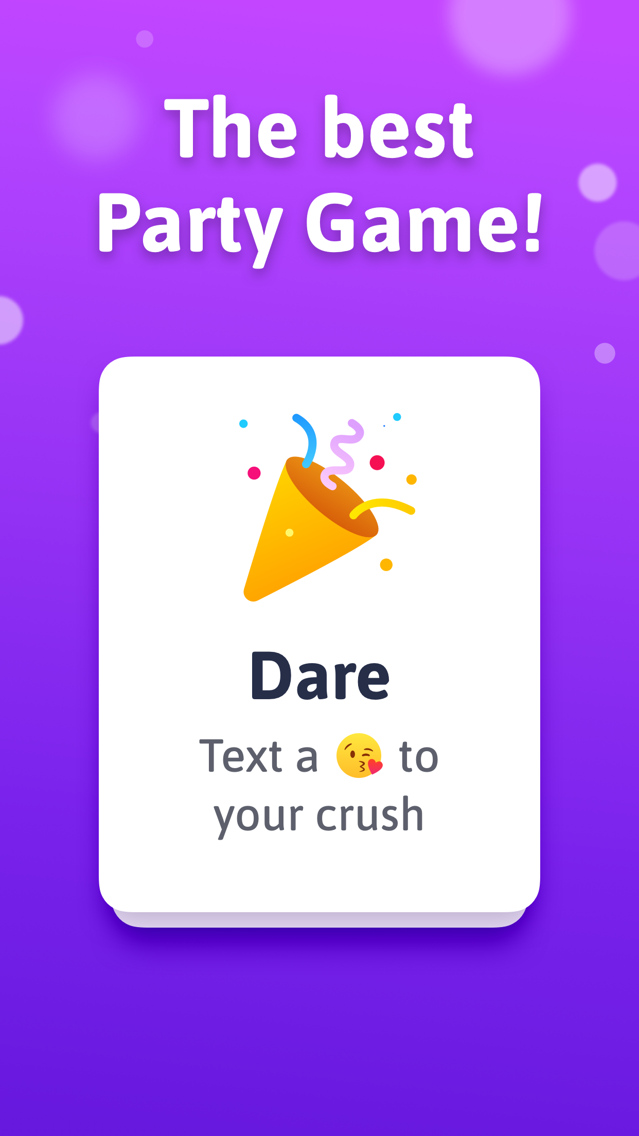 The most exciting Truth or Dare app for iOS and Android!
