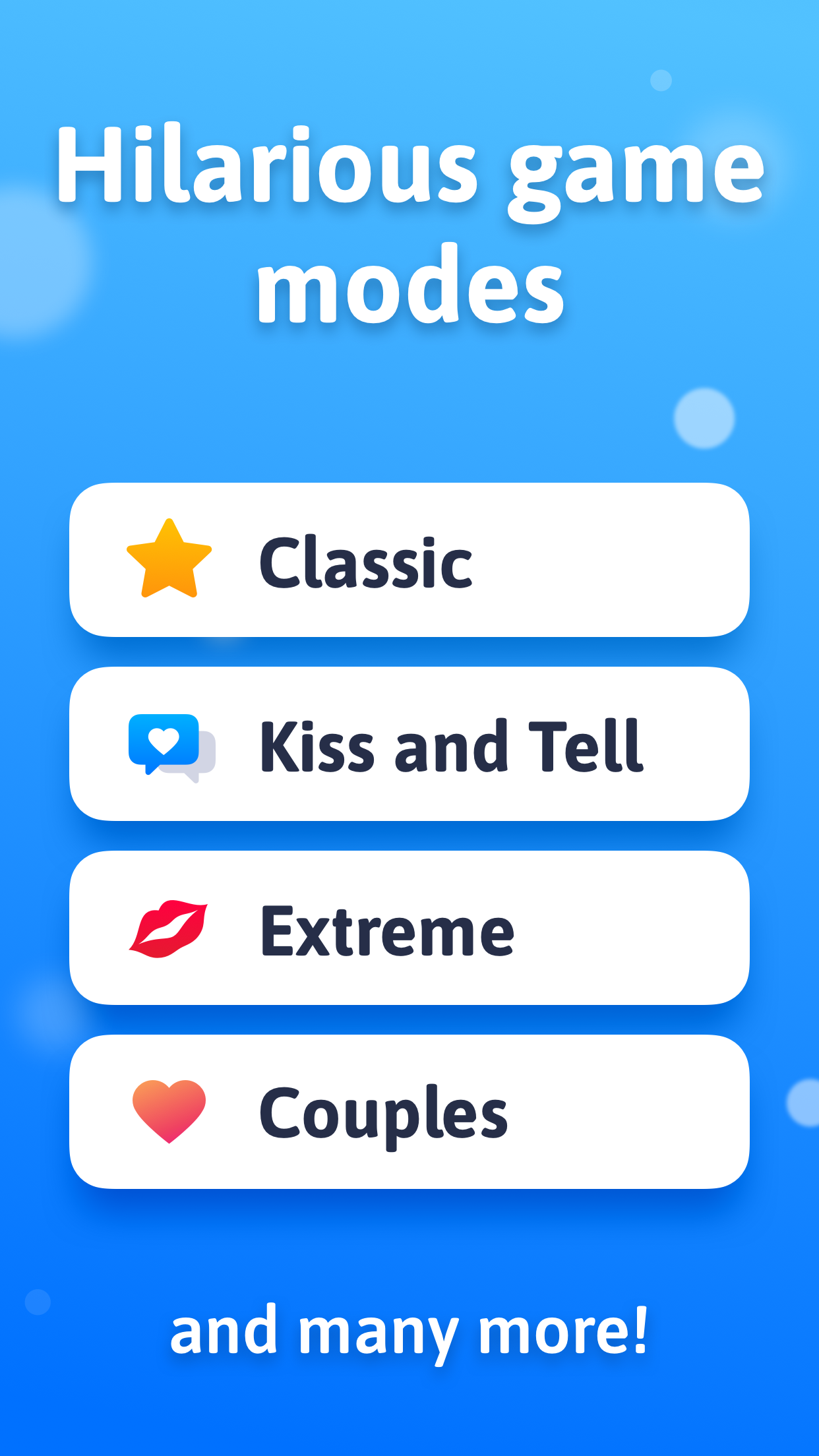 The most exciting Truth or Dare app for iOS and Android!